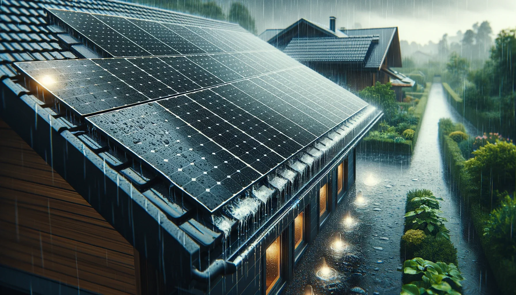 ¿Influye la lluvia en el rendimiento de los paneles solares? | Energía ...