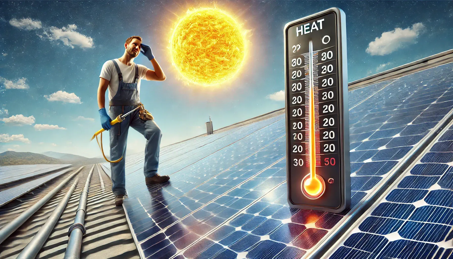 Efectos del calor en paneles solares | Energía y Calor Extremadura